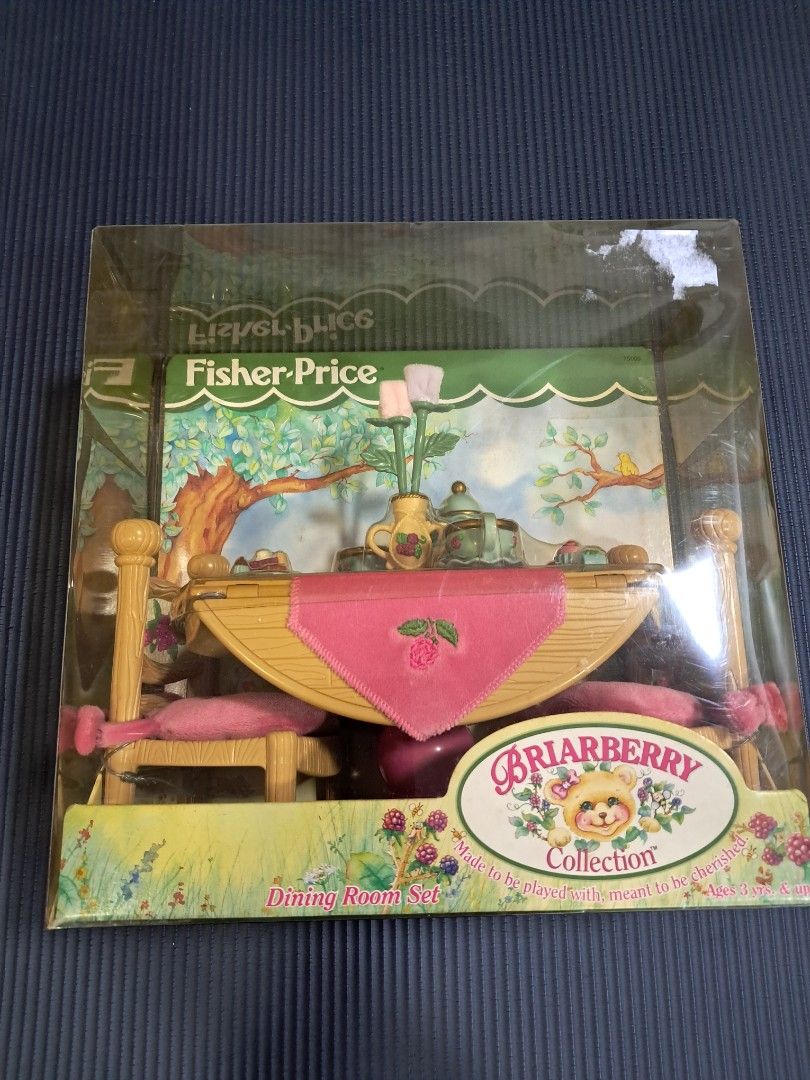 Fisher-Price Briarberry Collection Dining Room Set new in box vintage ...