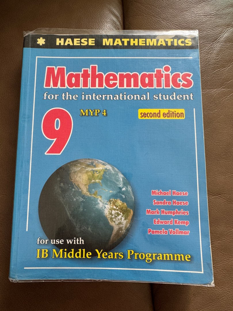 Haese Mathematics 9 (MYP 4) (2nd Edition), 興趣及遊戲, 書本 & 文具, 教科書 - Carousell