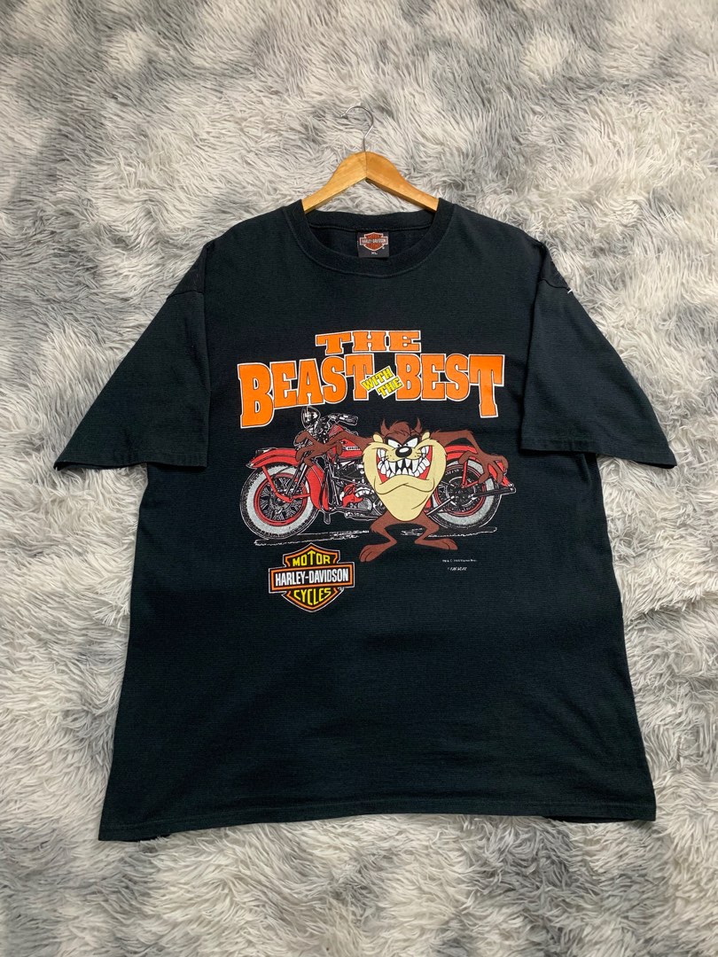 HARLEY DAVIDSON X TAZZ MANIAN DEVIL, Men's Fashion, Activewear on Carousell