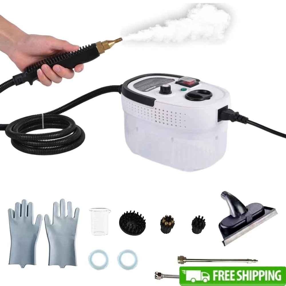 High Pressure Handheld Steam Cleaner 2500W 6 Speed Portable Steam ...