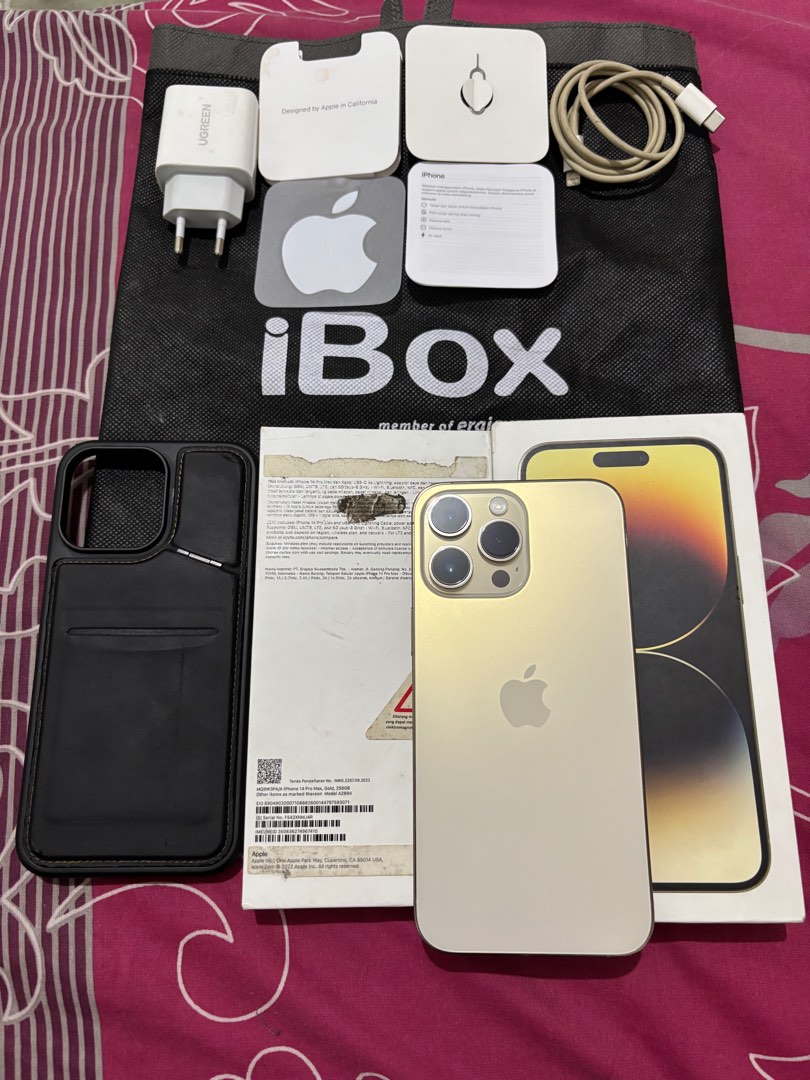 IPHONE 14 PROMAX 256GB IBOX FULLSET, Telepon Seluler & Tablet, iPhone ...