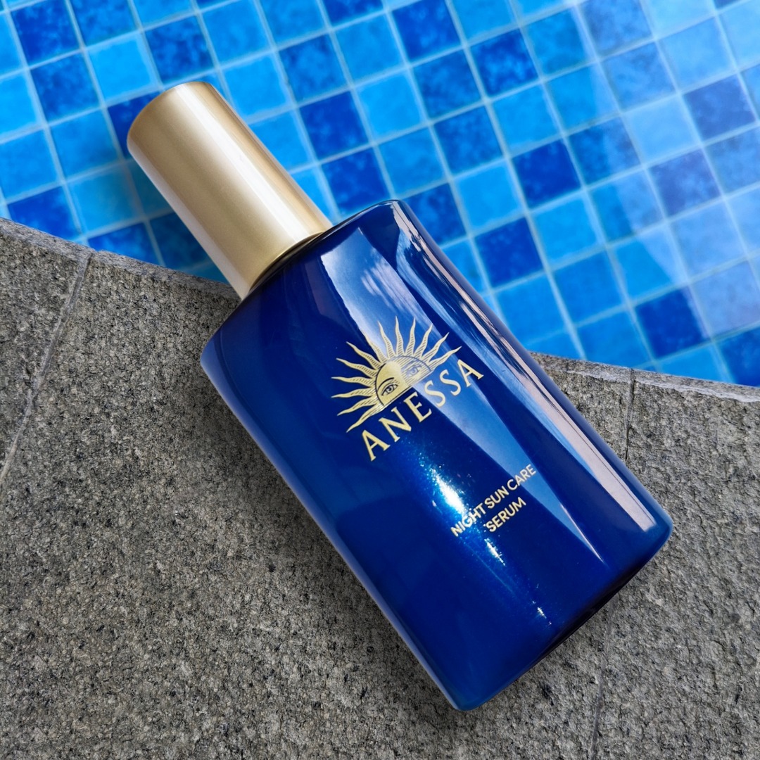 [ISI 65%] ANESSA Night Sun Care Serum 180ml Original Japan, Kesehatan ...