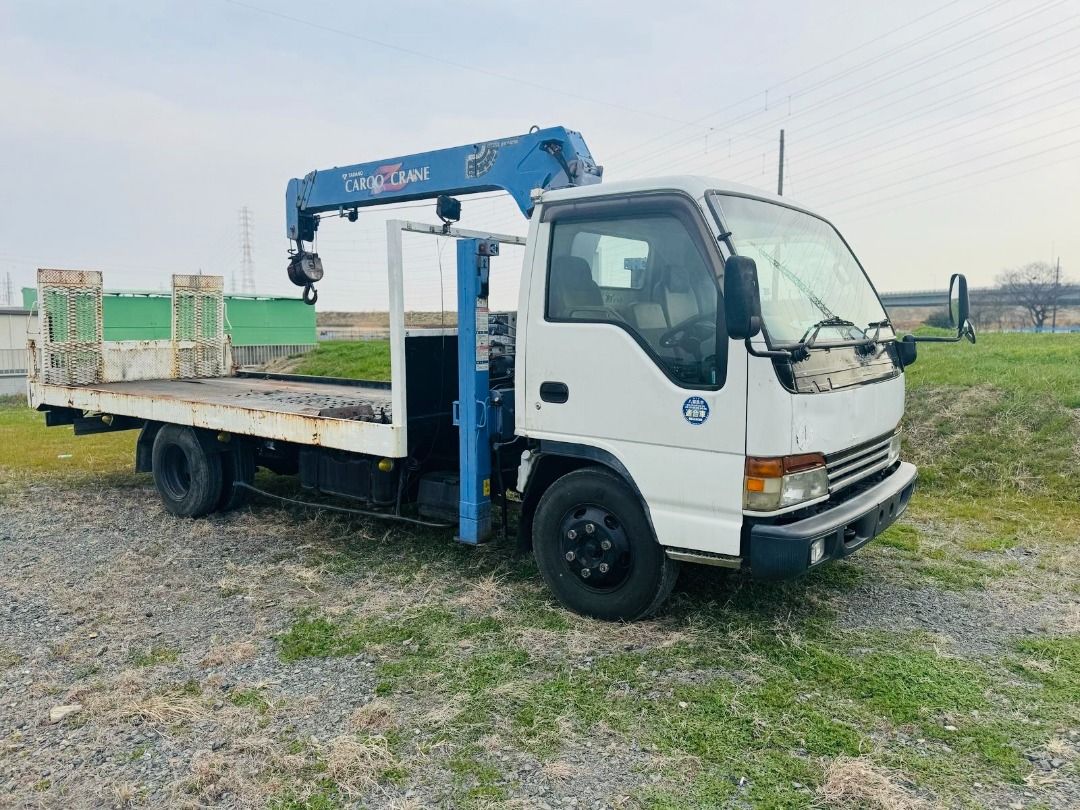 ISUZU ELF 06-WHEELER SELF-LOADER WITH 3SEC BOOM -4HG1, Special Vehicles ...
