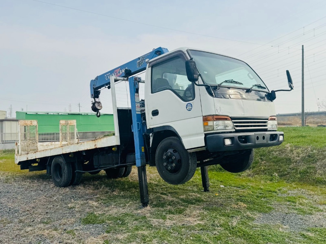 ISUZU ELF 06-WHEELER SELF-LOADER WITH 3SEC BOOM -4HG1, Special Vehicles ...