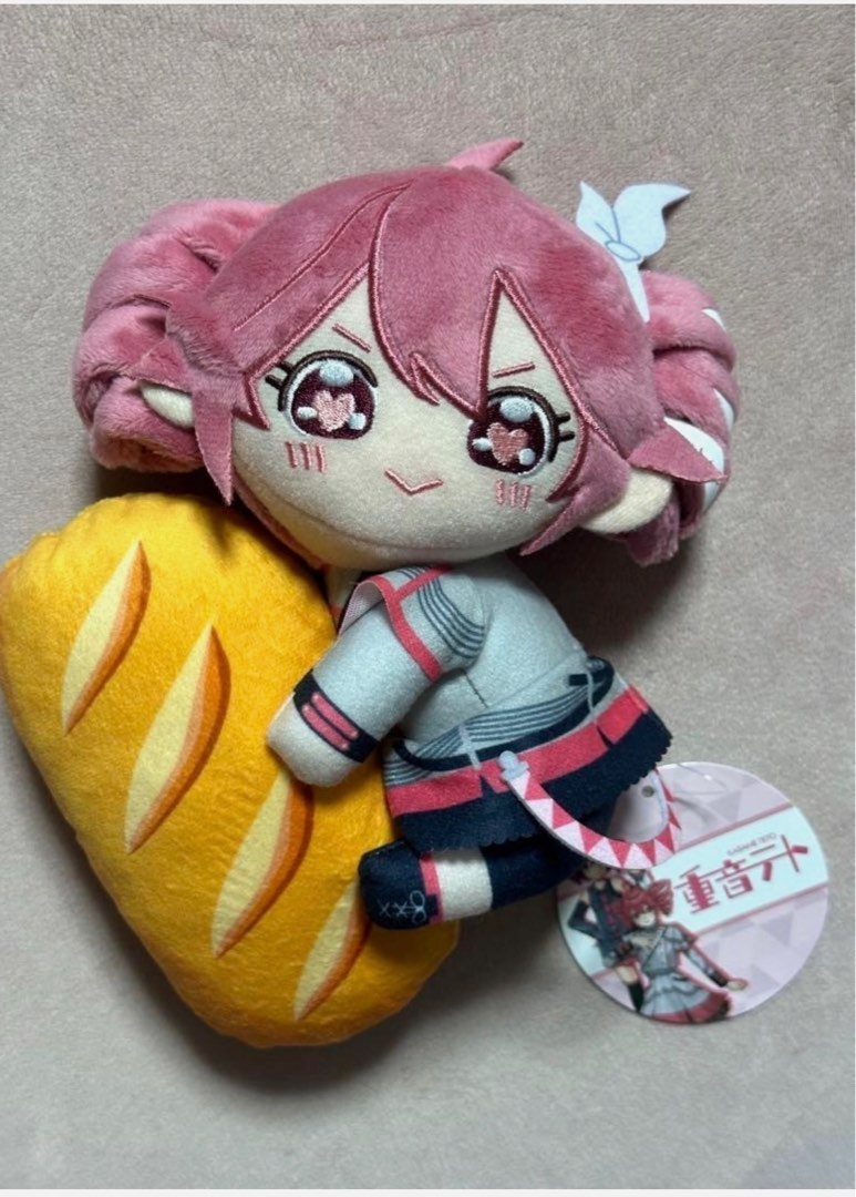 Kasane Teto French bread plush set, Hobbies & Toys, Toys & Games on Carousell