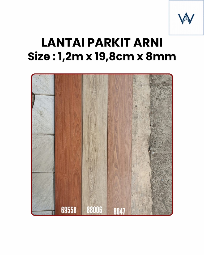 LANTAI PARKIT KAYU TEBAL 8mm, Perabotan Rumah di Carousell