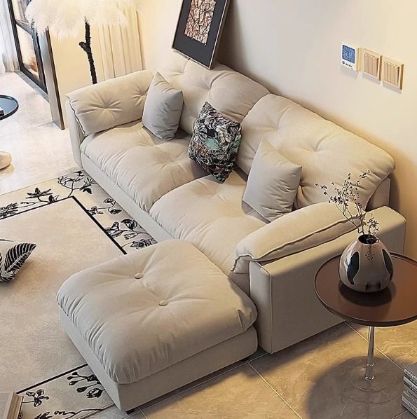 Lazy Style Foldable Latex Sofa Bed with Ottoman ($375 - $790 ...