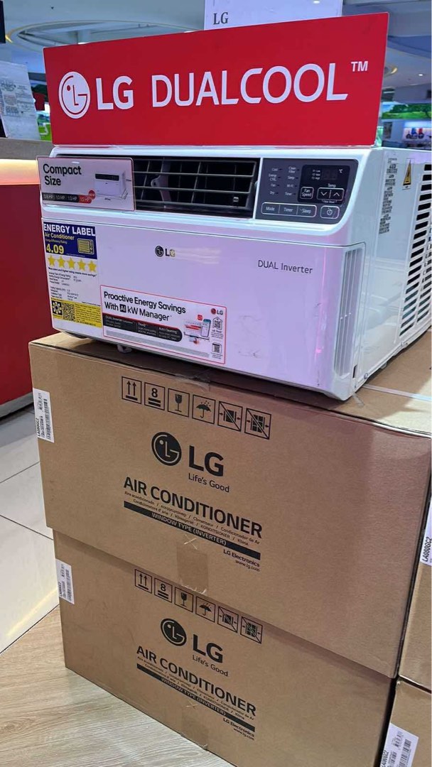 LG WINDOW TYPE INVERTER AIR CONDITIONER, TV & Home Appliances, Air ...