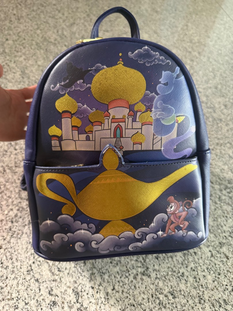 Loungefly Disney Aladdin Jasmine Mini Backpack, Women's Fashion, Bags ...