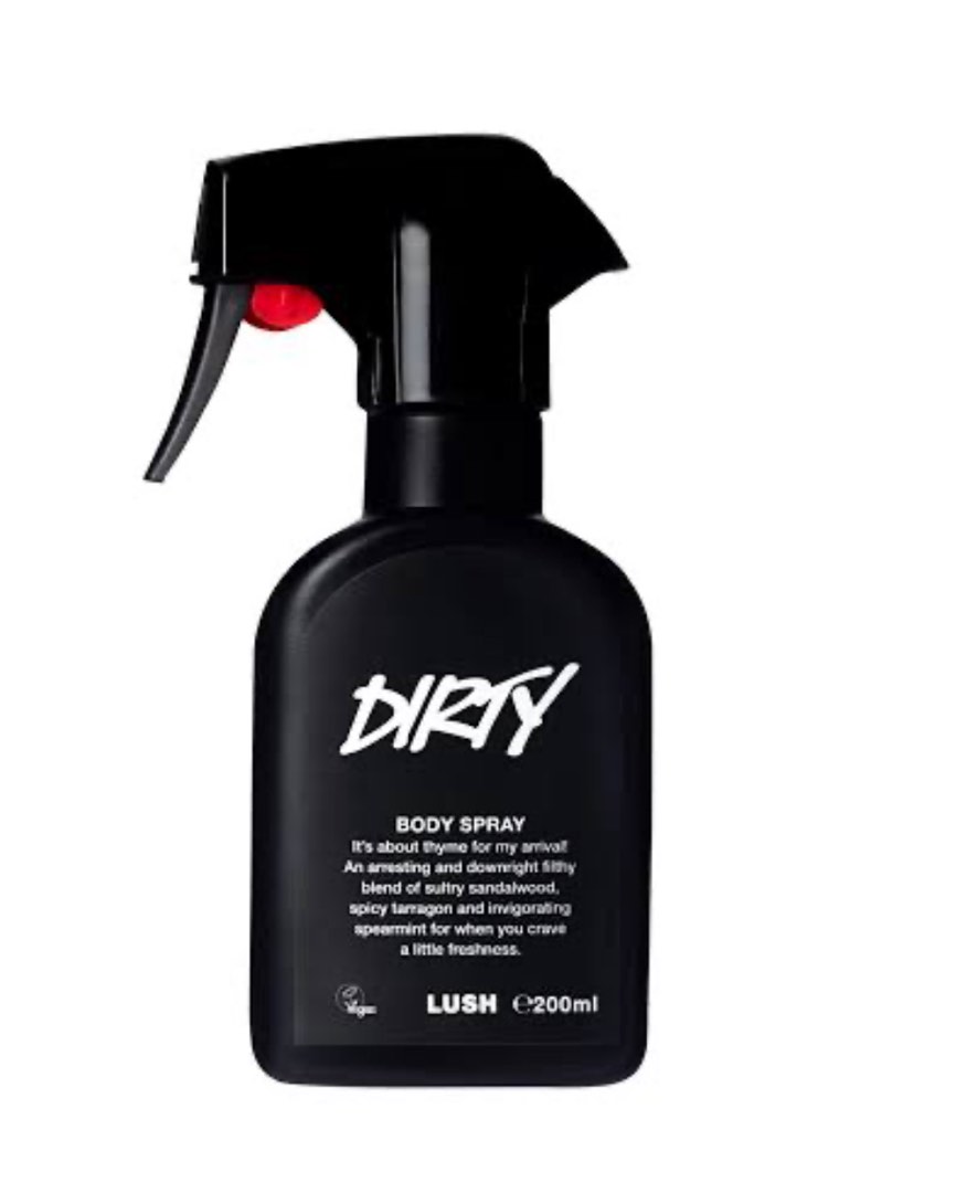 Lush Dirty Body Spray, Beauty & Personal Care, Fragrance & Deodorants ...