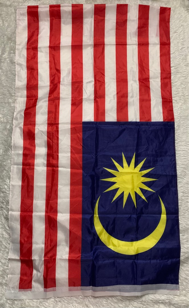 (3x6)Malaysia Flag Bendera Malaysia Polyester Tiang Bendera Jalur ...