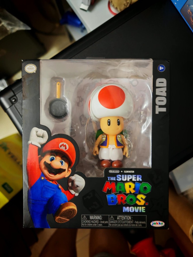 Mario Bros movie Toad, Hobbies & Toys, Toys & Games on Carousell