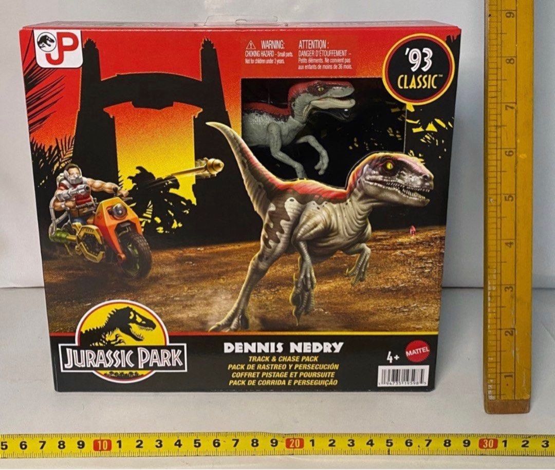 Jurassic Park 93 Classic Dennis Nedry Track Chase Pack($55), Hobbies ...