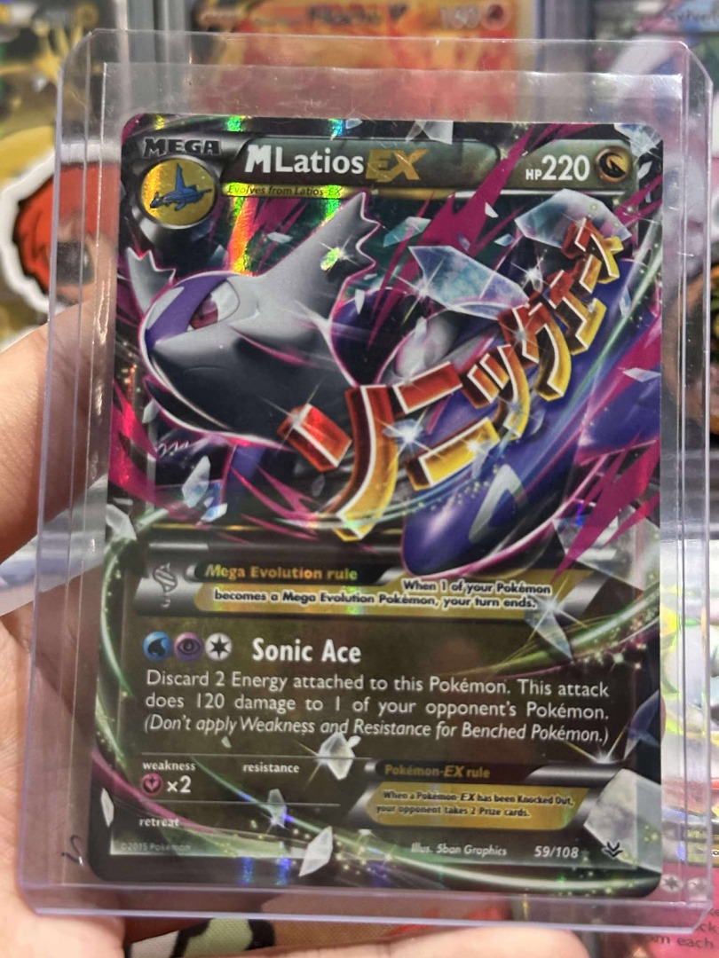 Mega Latios EX #59 Pokemon Roaring Skies, Hobbies & Toys, Toys & Games ...