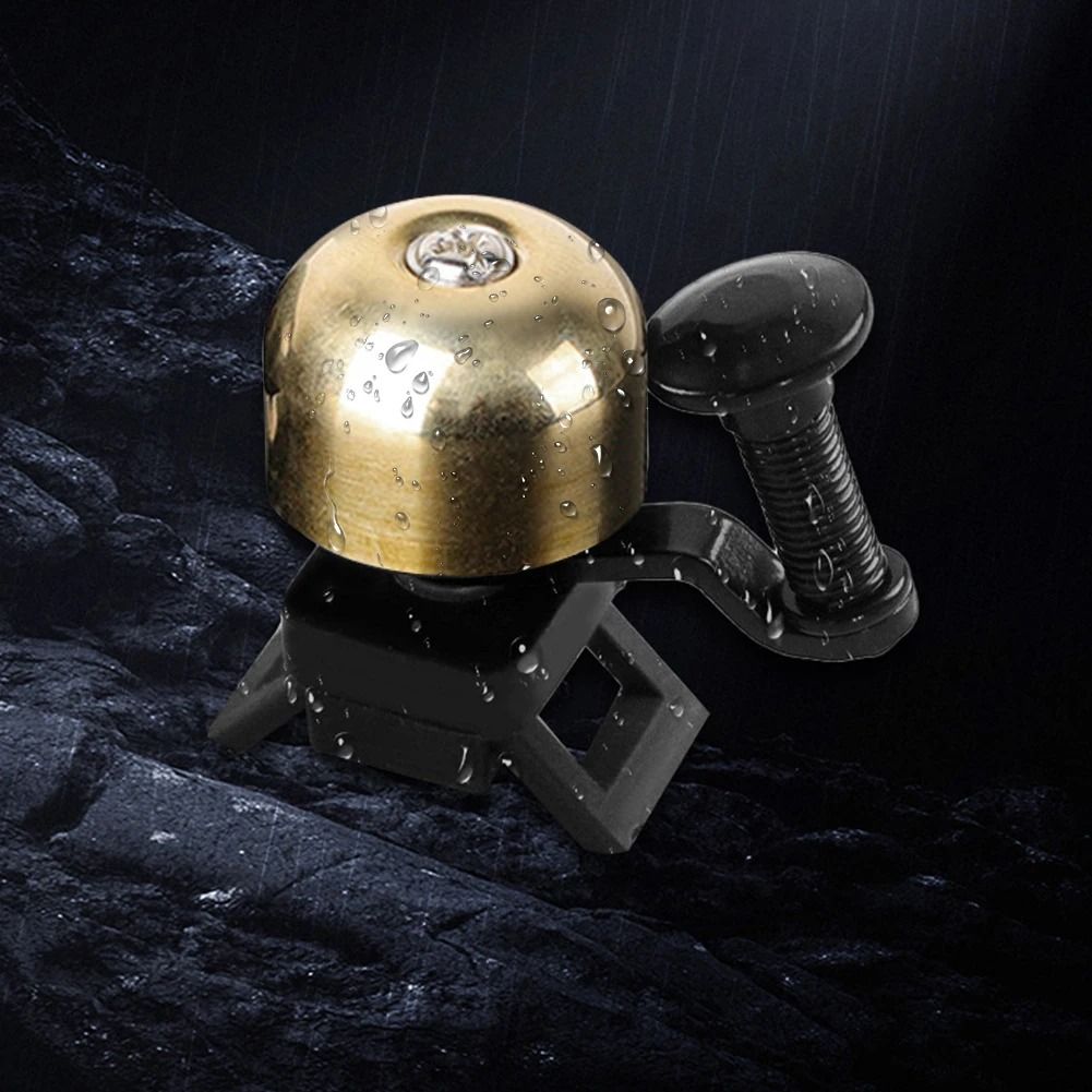 Mini Bike Bell Copper Cycling Safety Warning Alarm Classic Loud Crisp ...