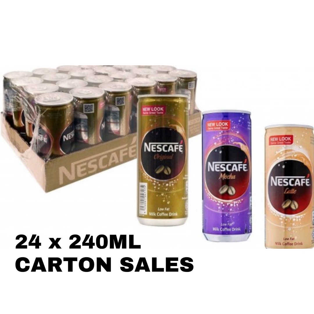 Nescafe Ori/Mocha/Latte - CARTON, Food & Drinks, Beverages on Carousell