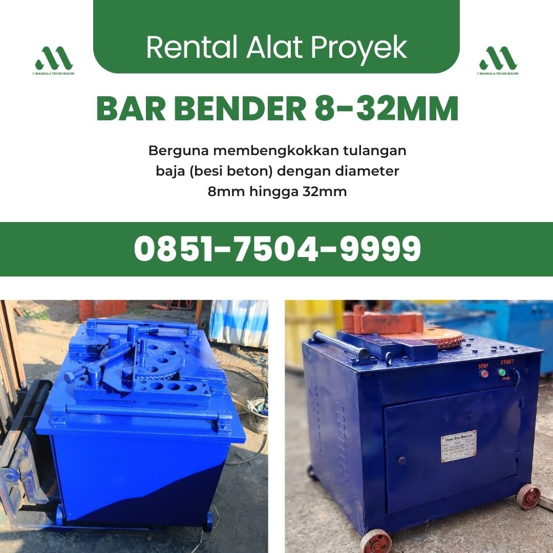 Nyari Tempat Sewa Bar Bender, Bar Cutter, Bucket Cor di Sidodadi Ngantang Kabupaten Malang? Bar ...