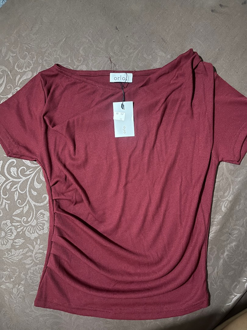 ORLO NU TOP, Fesyen Wanita, Pakaian Wanita, Atasan di Carousell