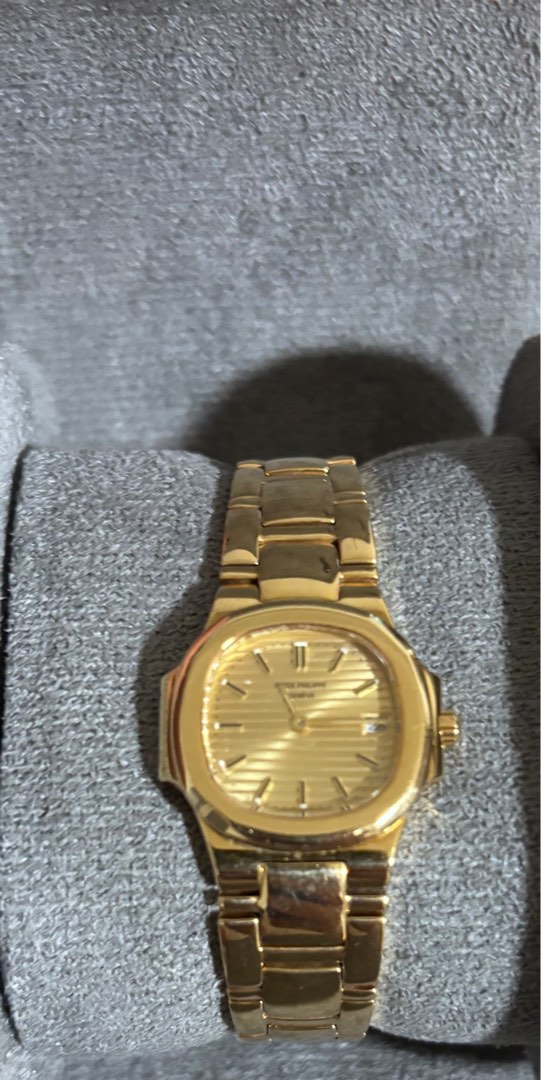 Patek Philippe Nautilus Gold Watch, Luxury, Watches on Carousell