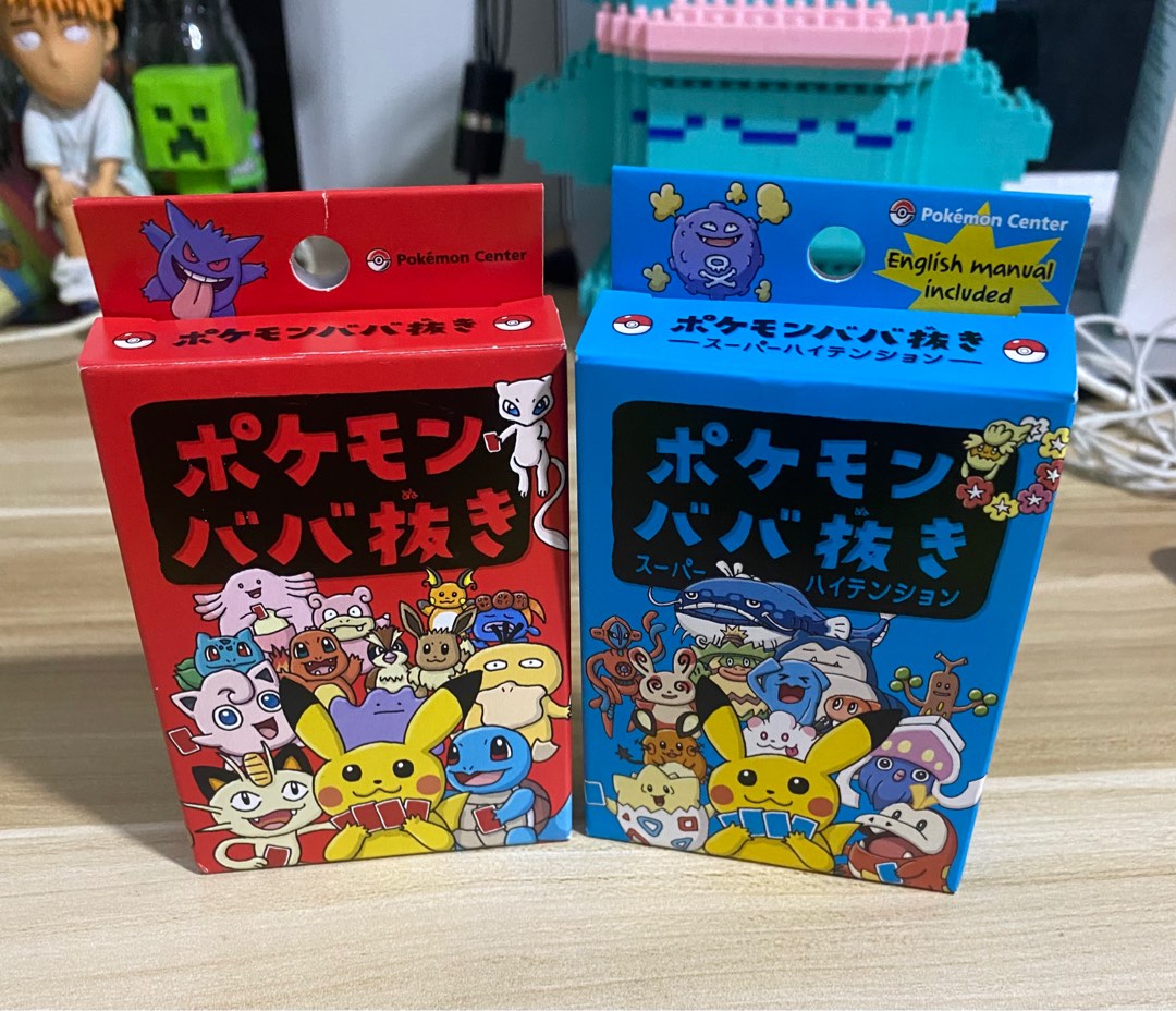Pokemon Old Maid/ Baba Nuki Red & Blue Set (japan exclusive), Hobbies ...