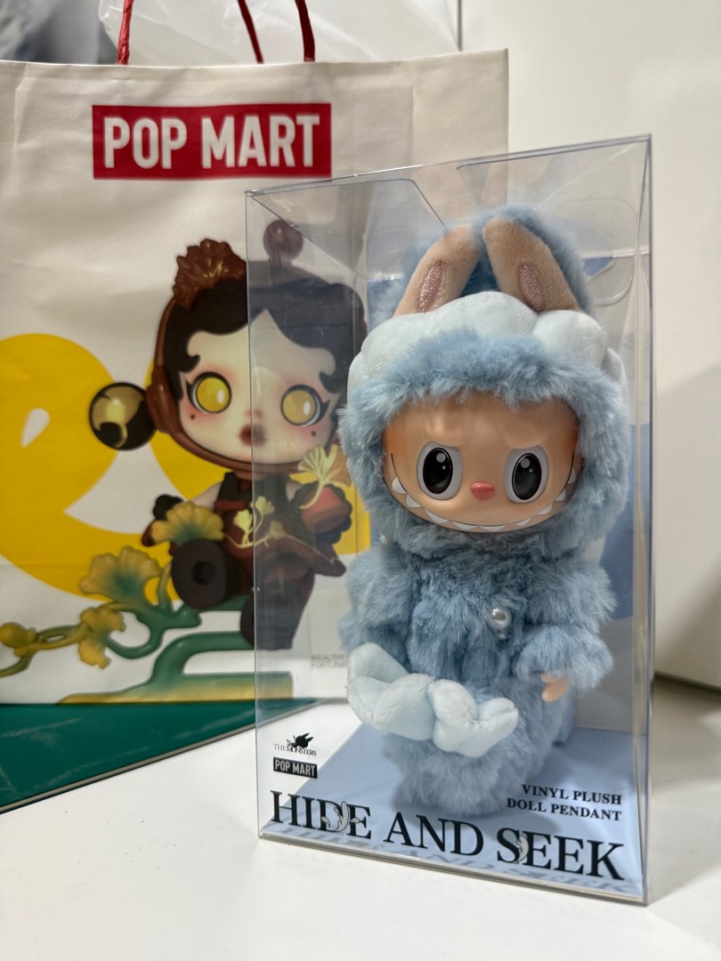 Pop Mart Labubu Merbubu Hide and seek Limited Singapore, Hobbies & Toys ...