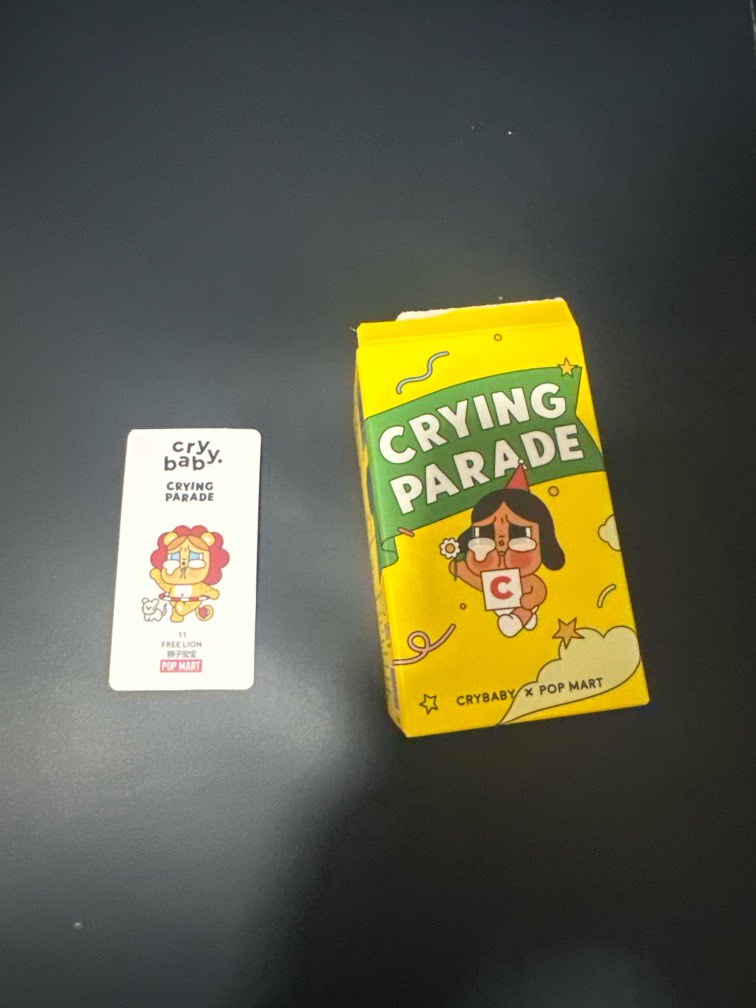 Popmart Crybaby Crying Parade, Hobbies & Toys, Toys & Games on Carousell