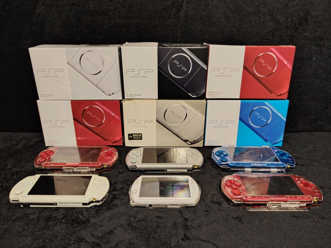 PSP PlayStation Portable Slim 2000 3000 Phat Go With Lots Of Games Full ...