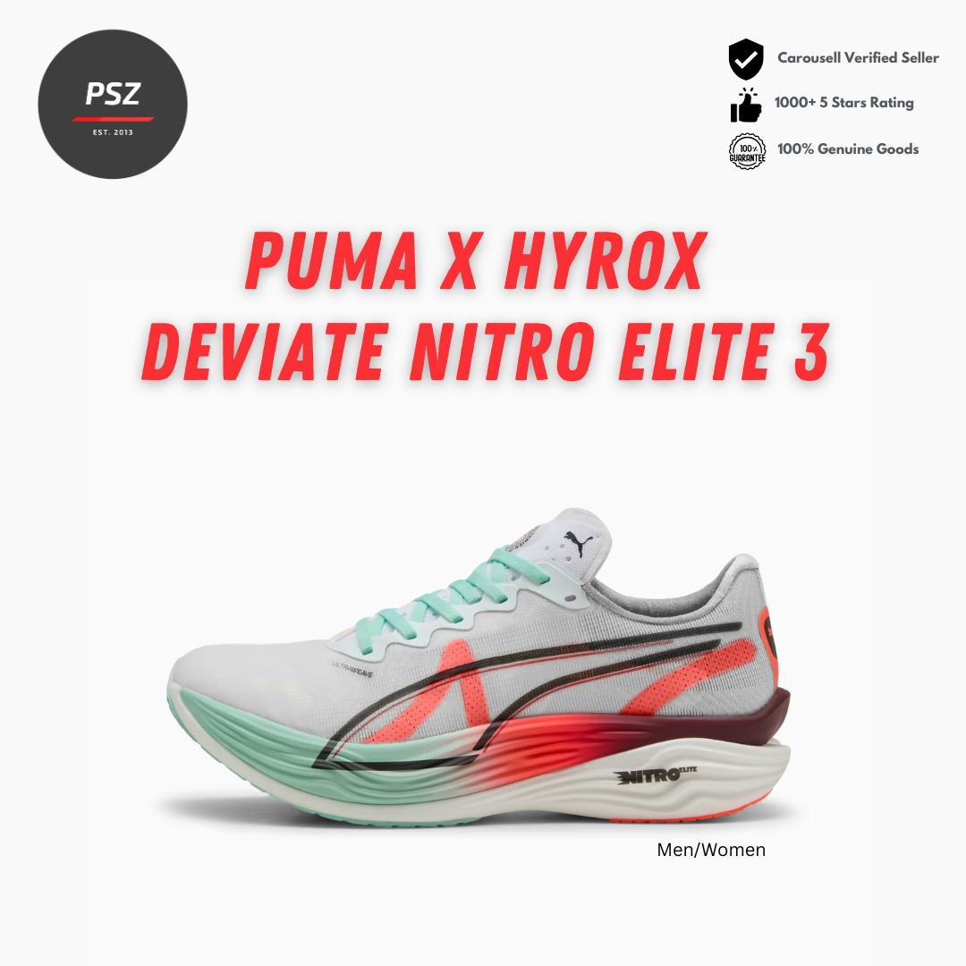 Puma x Hyrox Deviate Nitro Elite 3, Men's Fashion, Activewear on Carousell