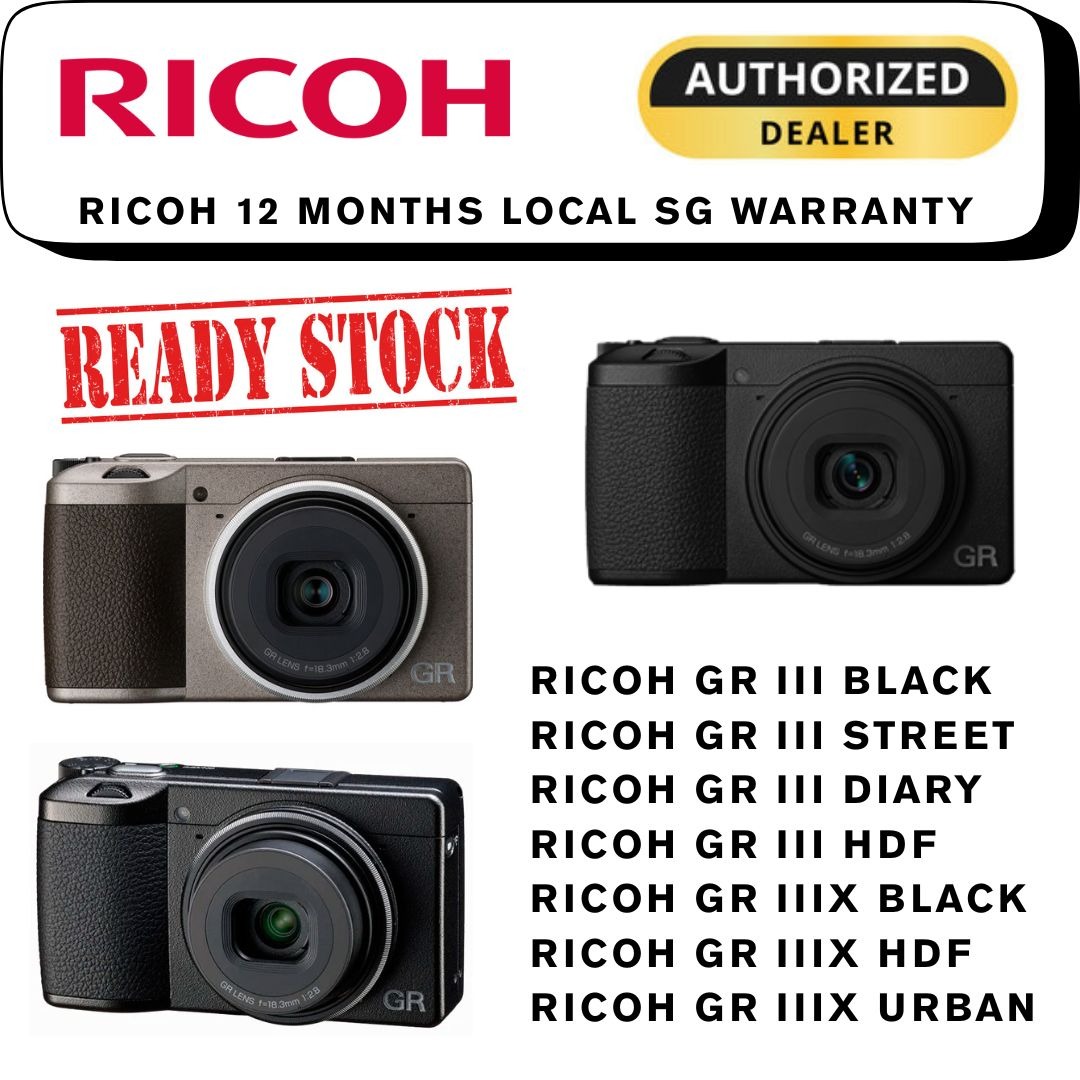 RICOH GR III BLACK / RICOH GR III STREET EDITION / RICOH GR III DIARY ...