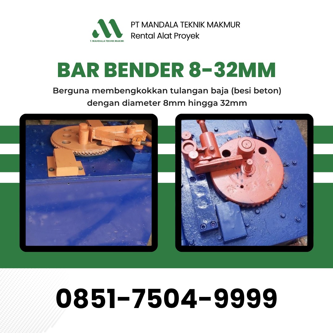 Sewa Bar Bender untuk proyek di Pujiharjo TirtoyudoKabupaten Malang ...