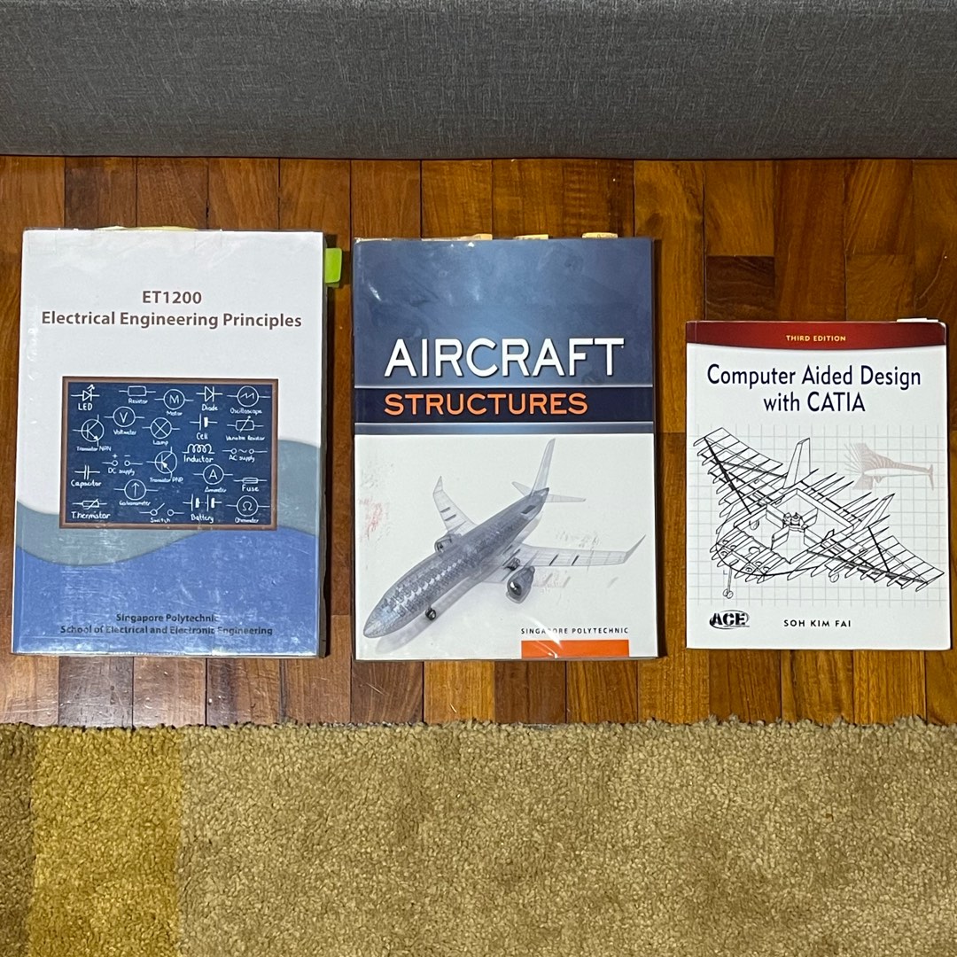 Singapore Polytechnic (SP) Aerospace Engineering Textbook Bundle (3x ...