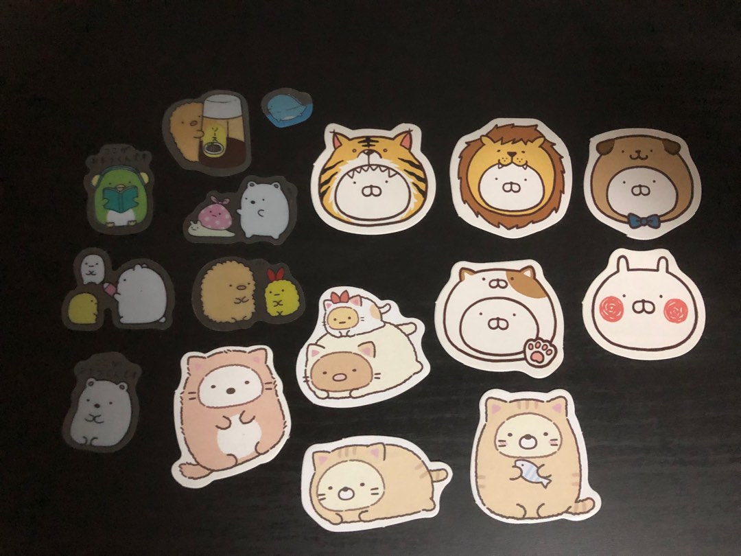 Sumikko Gurashi and Usamaru Stickers (16pcs), Hobbies & Toys, Art ...