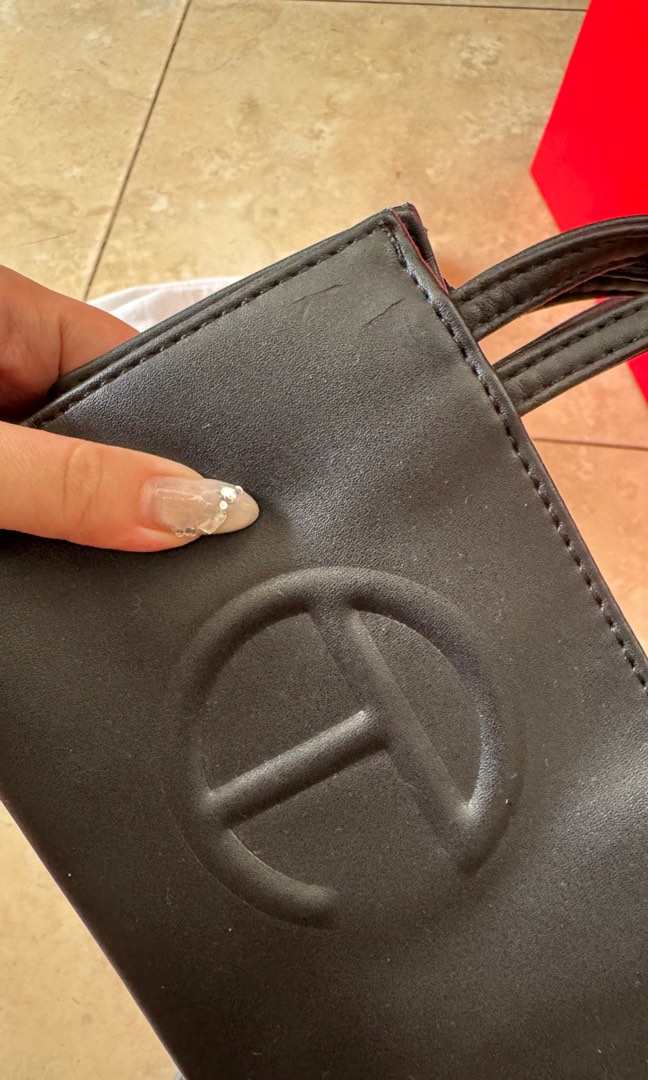 telfar mini bag in black, Fesyen Wanita, Tas & Dompet di Carousell