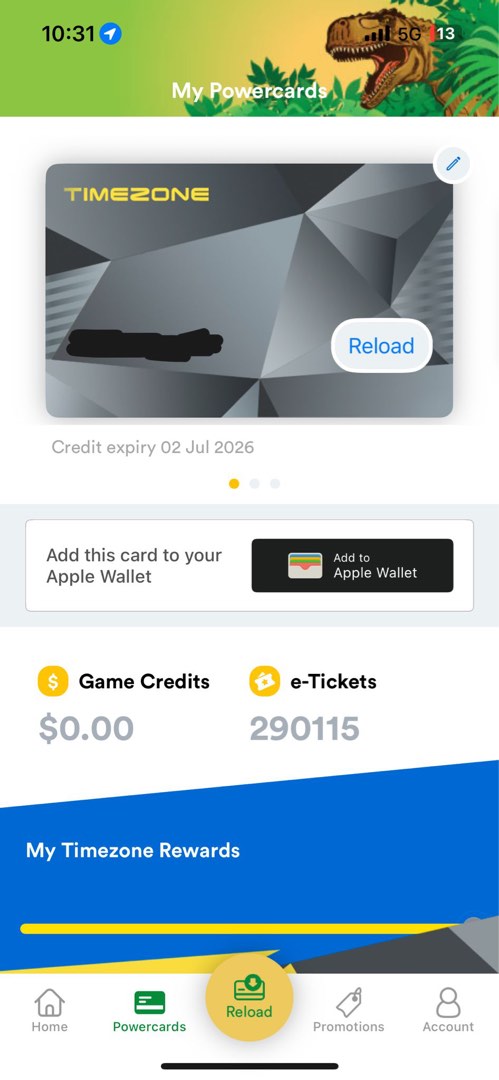 Timezone Platinum card / E ticket, Tickets & Vouchers, Event Tickets on ...
