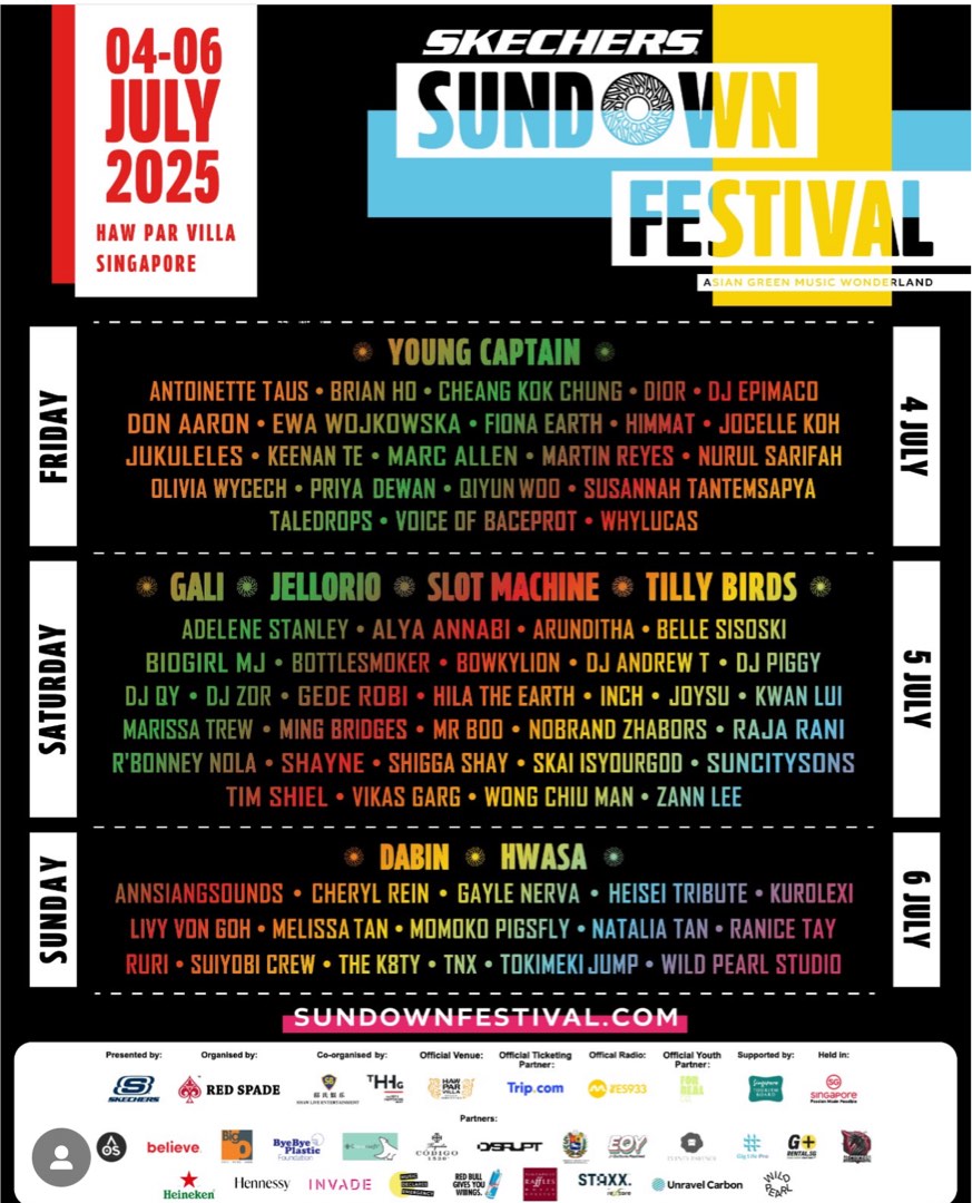 5th and 6th July left‼️(E-ticket) Sketchers Sundown Festival 2025 ...