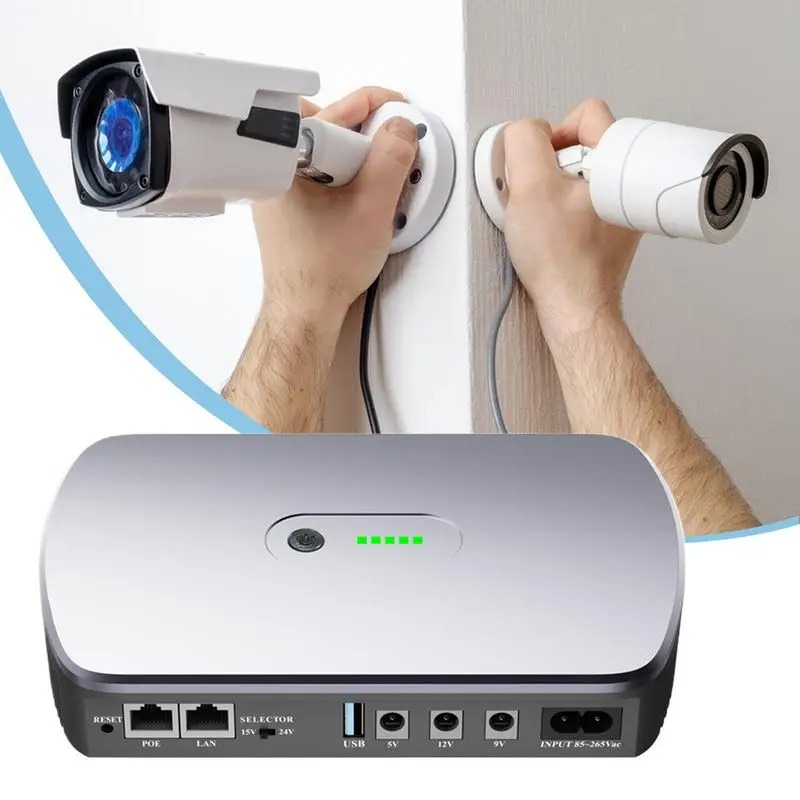 Uninterruptible Power Supply 8800mAh Router Battery Backup With POE ...