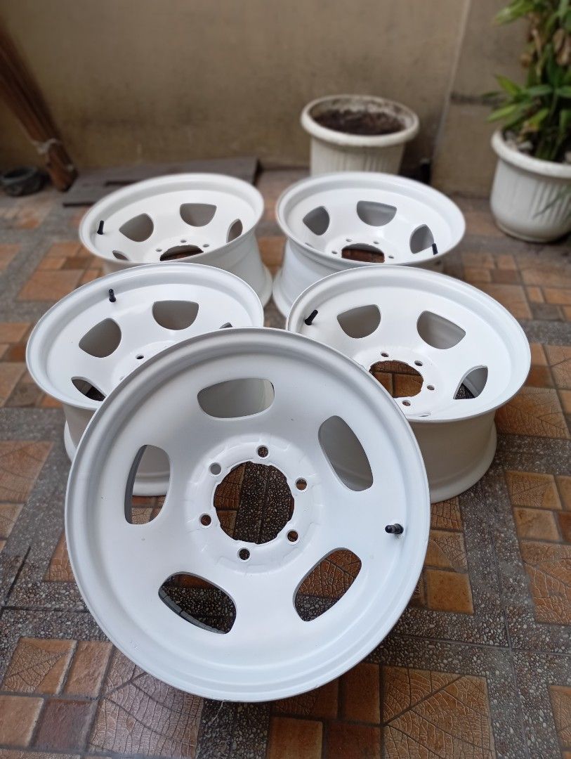Velg Kaleng Besi Oem Toyota LandCruiser Vx80, Aksesoris Mobil di Carousell