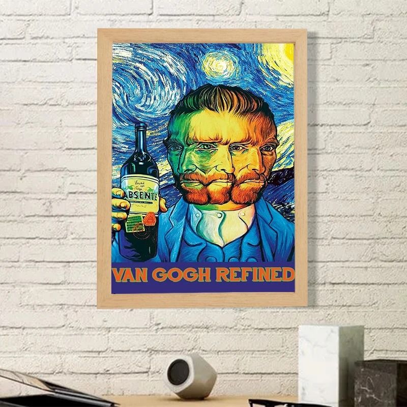Vincent Van Gogh Self-portrait Home and Decoration Famous Painting ...