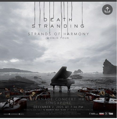 WTSx2 Death Stranding: Strands of Harmony World Tour Concert Tickets in ...