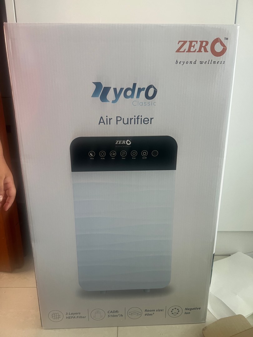 ZERO Hydro Classic Air Purifier, TV & Home Appliances, Air Purifiers ...