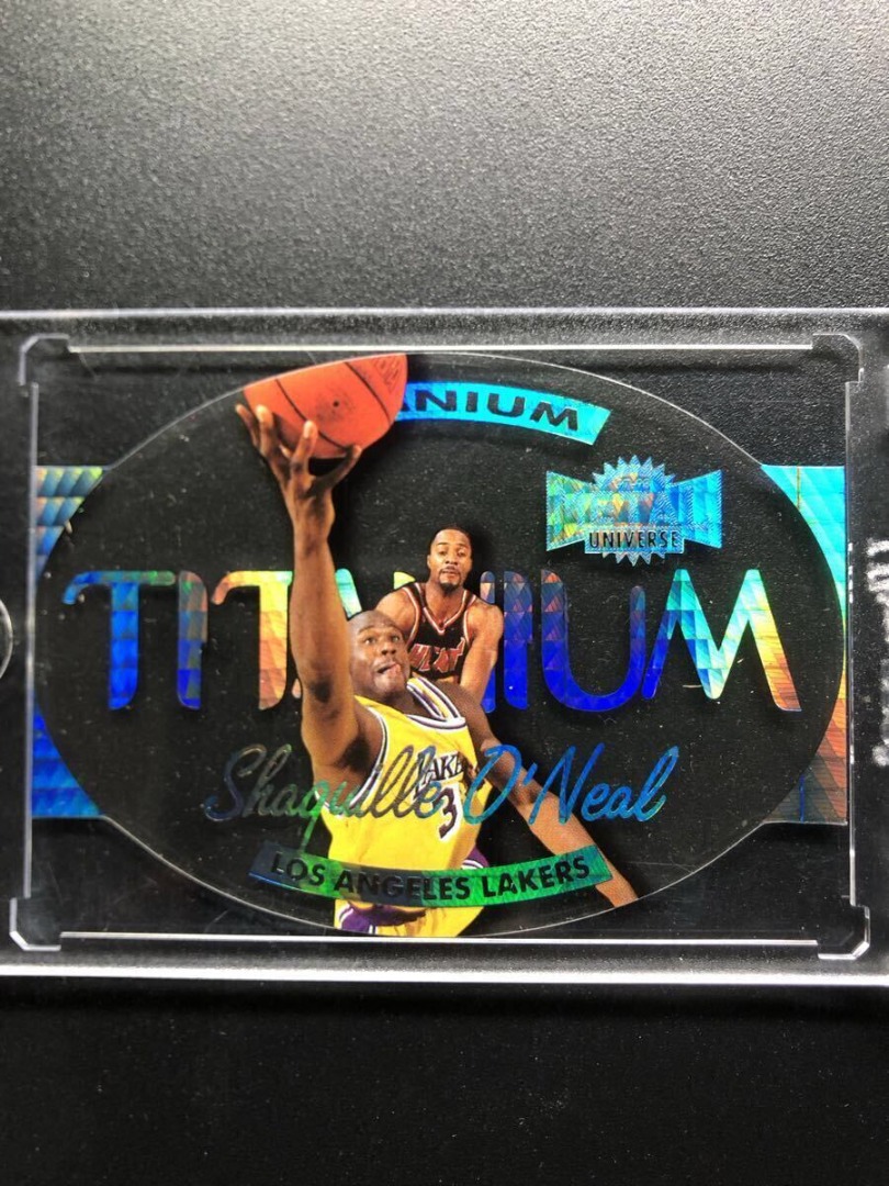 1997 Metal Universe Titanium SHAQUILLE O'NEAL #4, Sports Equipment ...