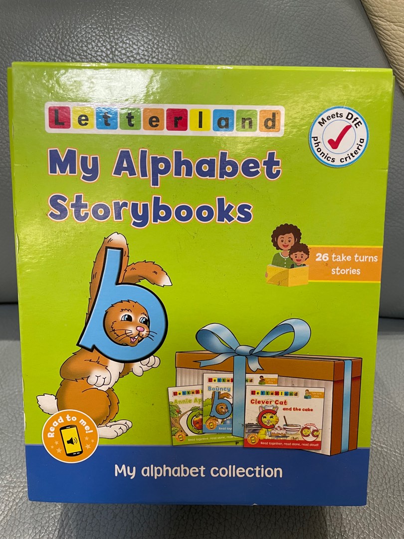 99%New Letterland My Alphabet Storybook, 興趣及遊戲, 書本 & 文具, 兒童書籍 - Carousell