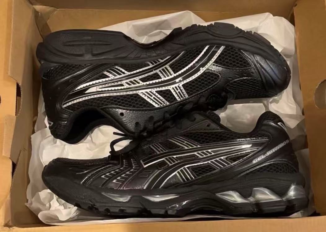 Asics Gel Kayano 14 Y2K low top running shoes, unisex, black 615, Men's ...