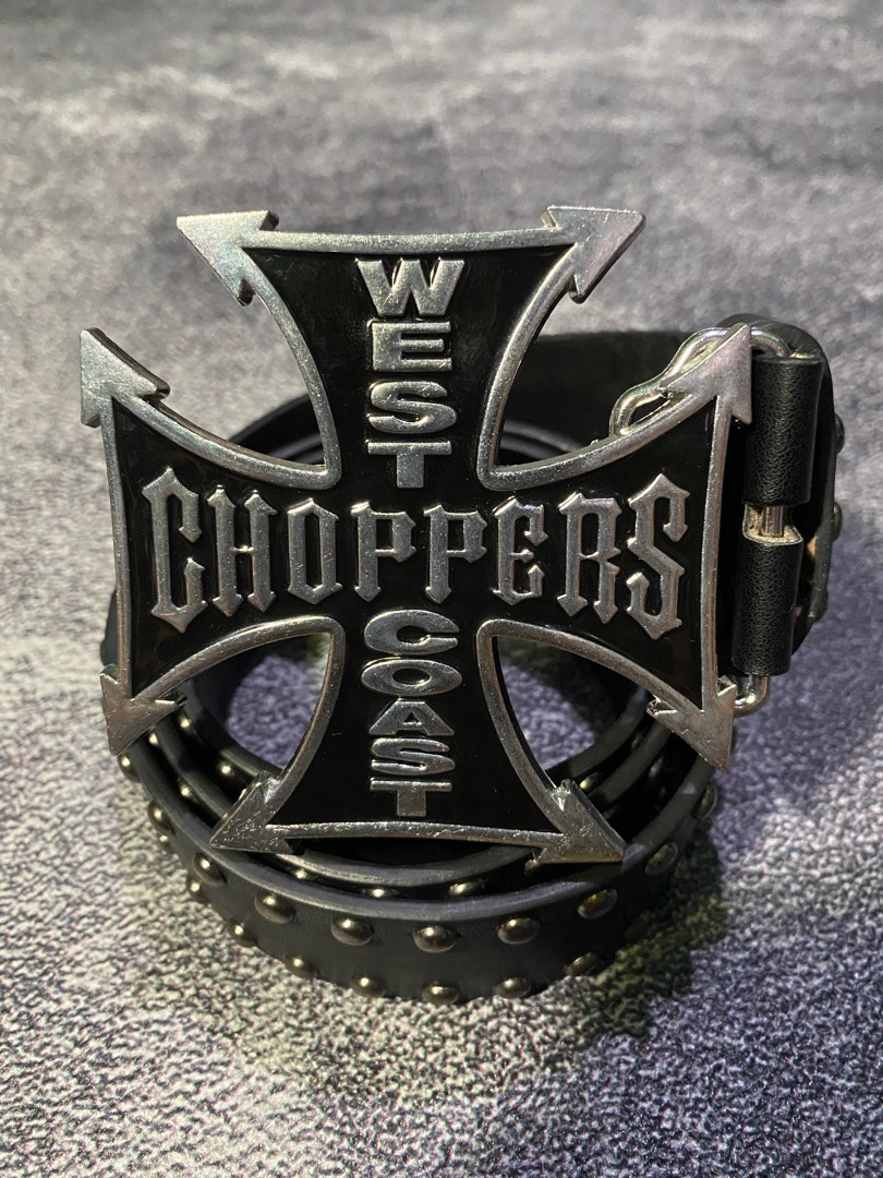 belt west coast choppers y2k, Barang Mewah, Aksesoris di Carousell
