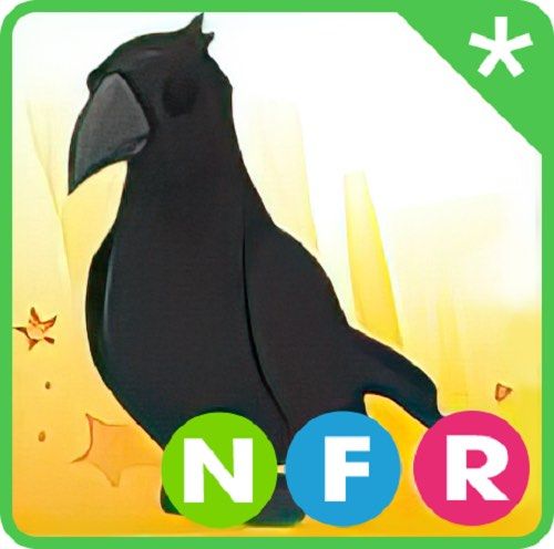 Crow NFR - Adopt Me Pet, 電子遊戲, 電子遊戲, 其他 - Carousell