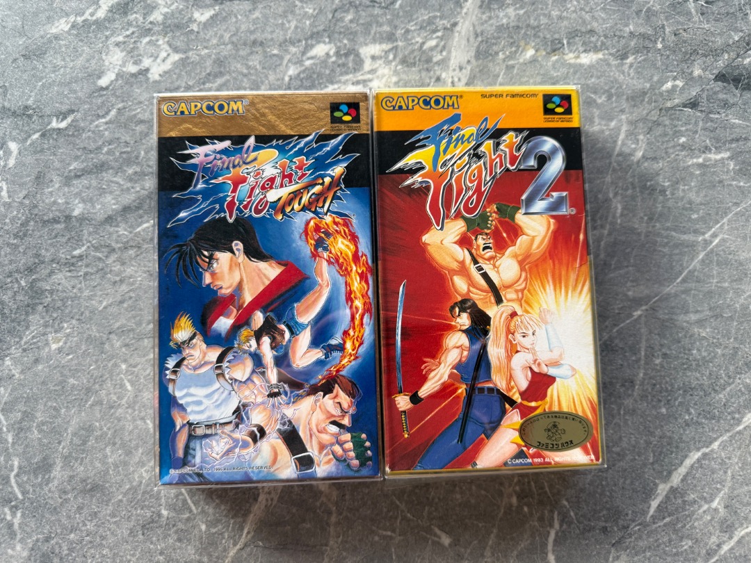 Final Fight Tough & 2 - Super Famicom (SNES) Games, Video Gaming, Video ...