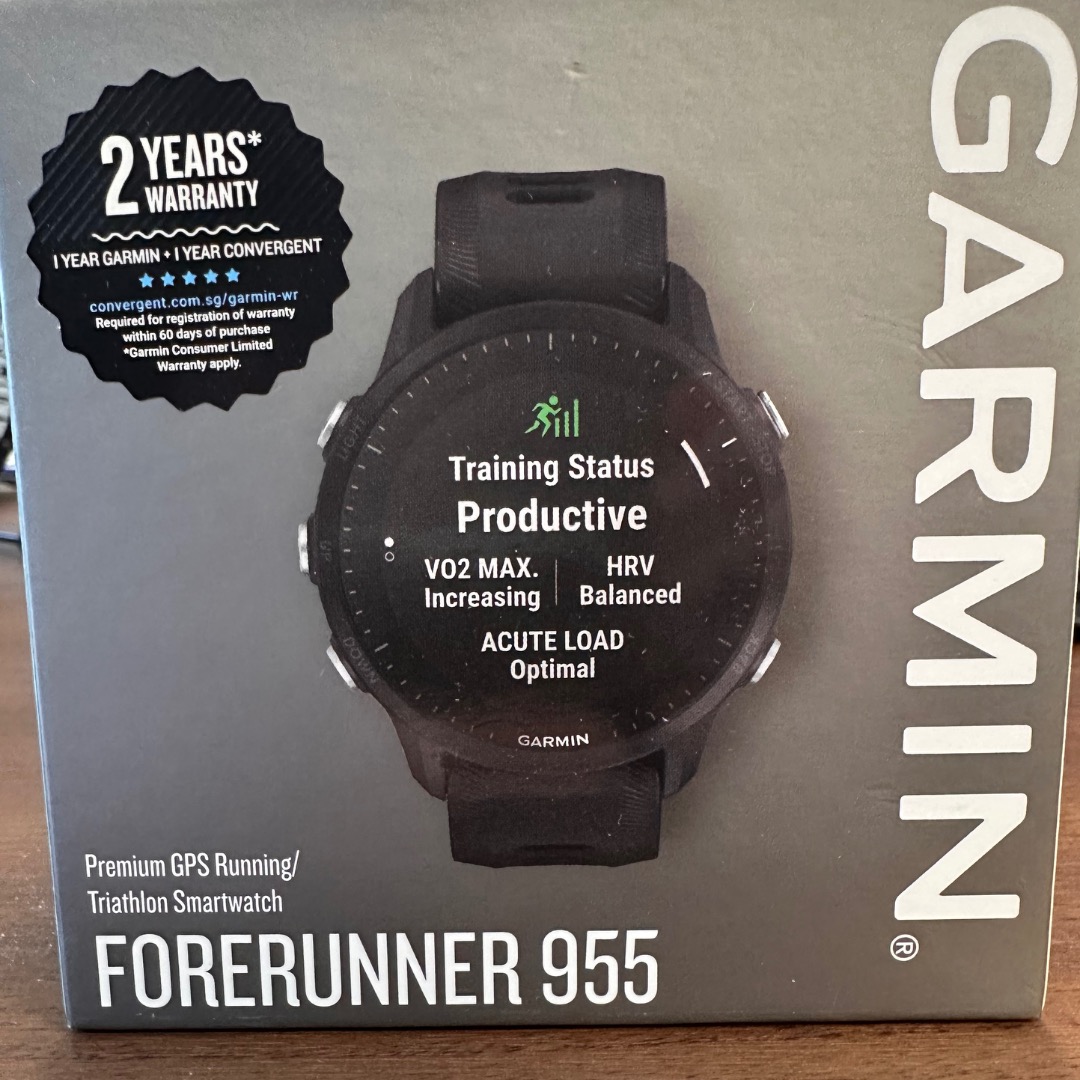 Garmin Forerunner 955 - Black, Mobile Phones & Gadgets, Wearables ...