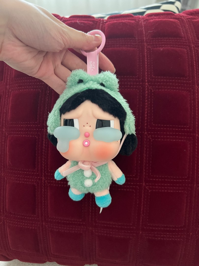 POP MART Original CRYBABY x Froggy Keychain, Hobbies & Toys, Toys ...