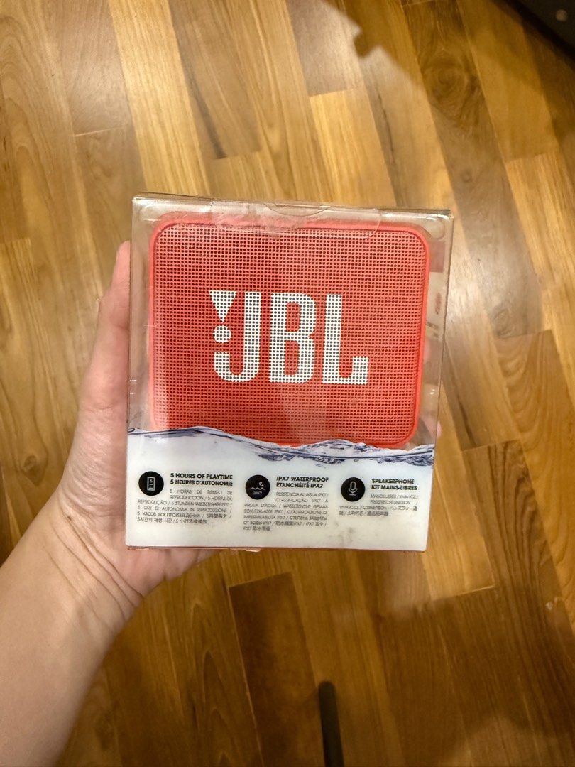 JBL Go 2 Portable Bluetooth Speaker - Coral, Audio, Soundbars, Speakers ...