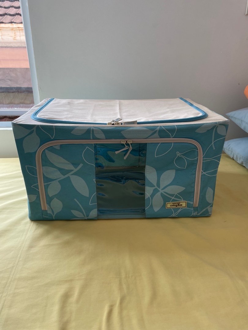 KOREAN LOCKN LOCK FOLDABLE / STACKABLE STORAGE BOXES, Furniture & Home ...